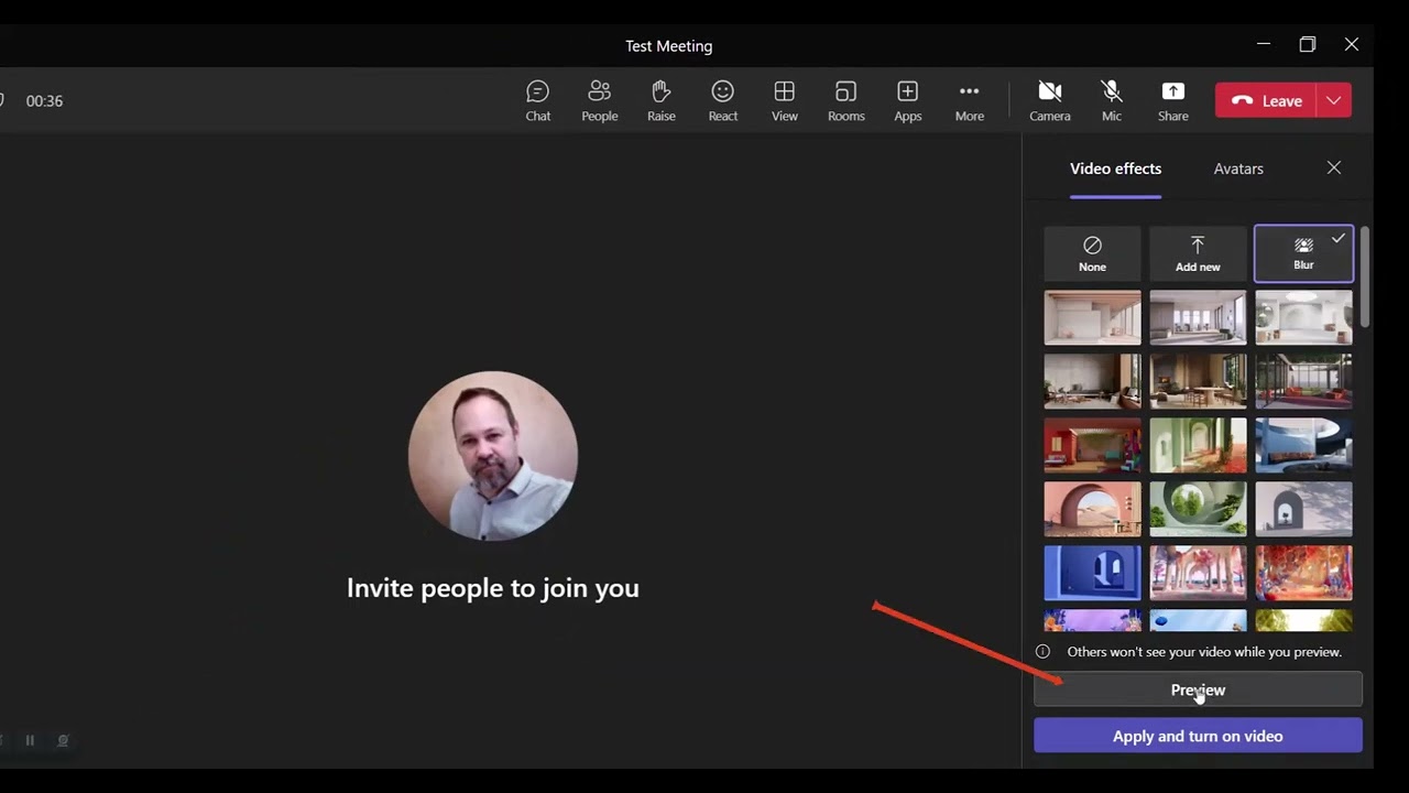 Setting Your Personal Background Image in Microsoft Teams