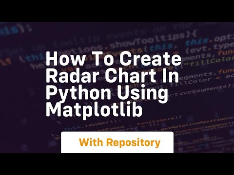 How to create radar chart in python using matplotlib