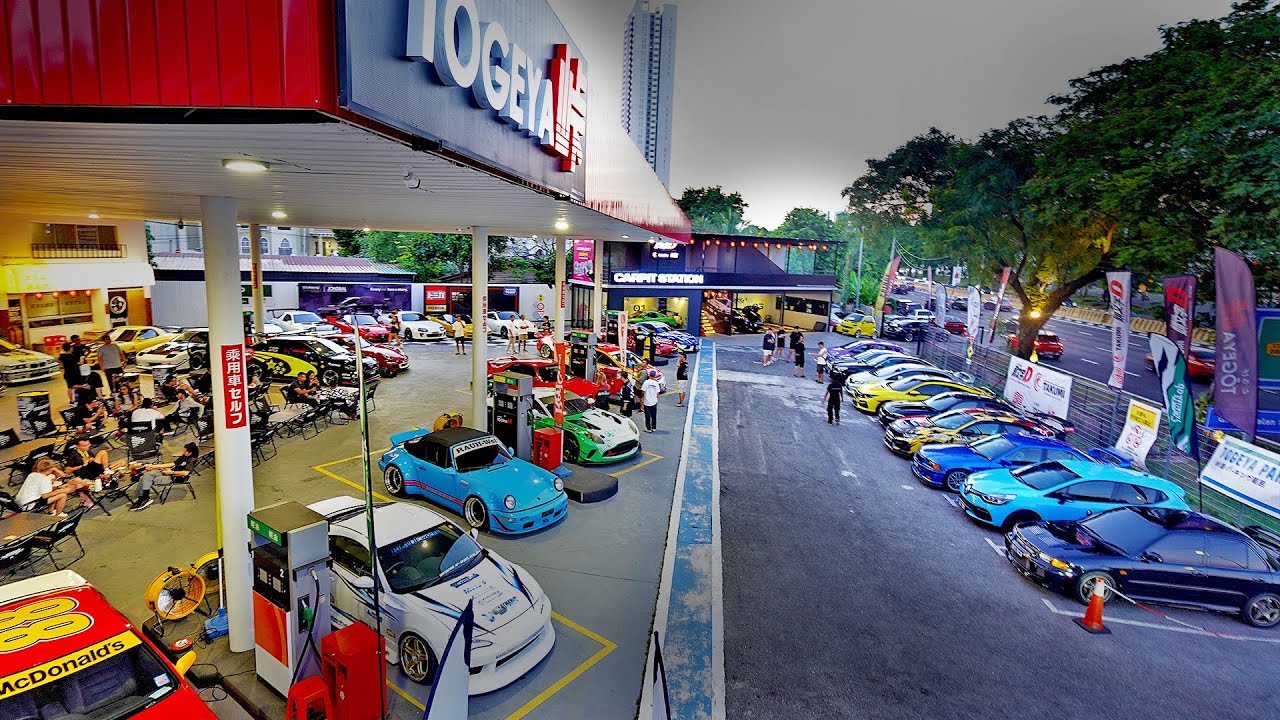 They Built Their Own INITIAL D Real Life Gas Station!