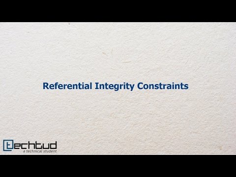 Referential Integrity Constraints | Database Management System