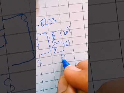 SMPS Transformer Winding diagram