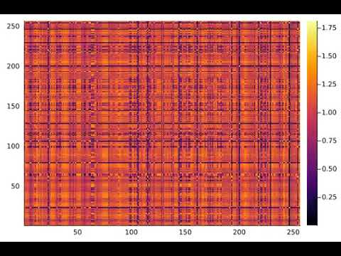 During training we run into singularities and local maxima since we use the reals instead of complex