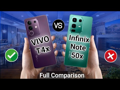 Infinix Note 50X 5G Vs Vivo T4x 5G || full comparison | Specs | Price | Mobile Lover