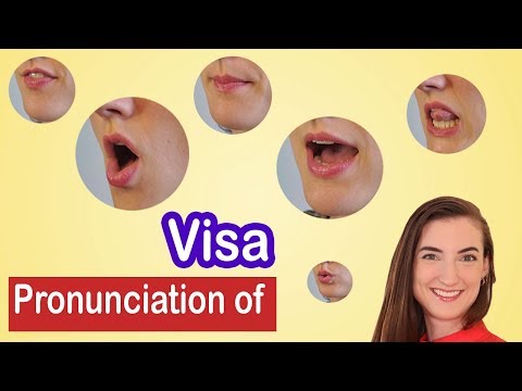 How to pronounce Visa, American English Pronunciation Lesson