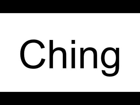 How to Pronounce Ching (Chinese)