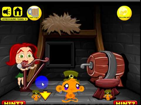 Hướng dẫn game chú khỉ buồn 28 leprechauns