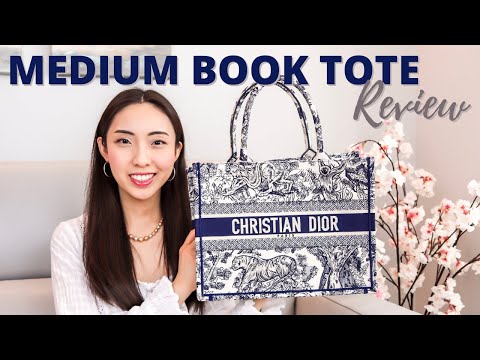 DIOR MEDIUM BOOK TOTE REVIEW *All You NEED To Know* | Pros & Cons, Wear & Tear, What Fits, Mod Shots