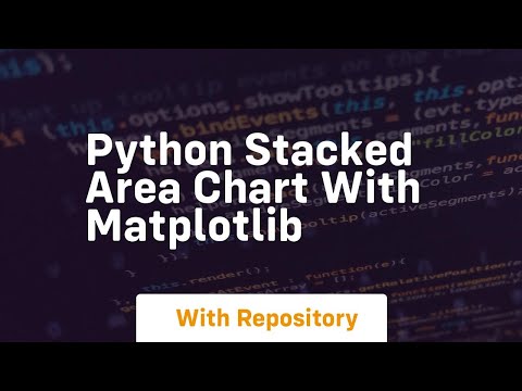 Python stacked area chart with matplotlib