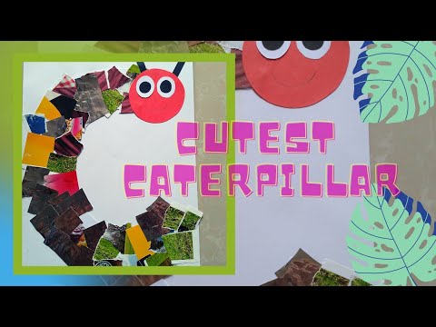 Letter C Craft | Caterpillar Paper Craft for Preschoolers | DIY | Easy Kids Craft