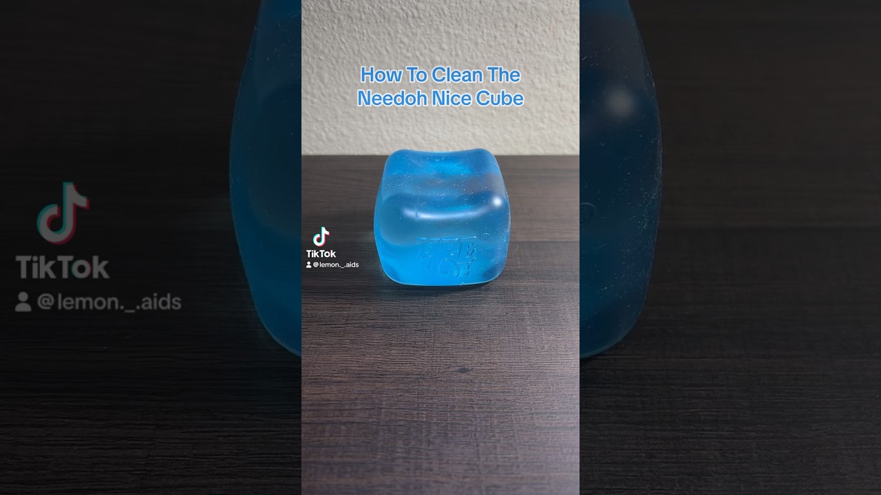 Cleaning The Needoh Nice Cube