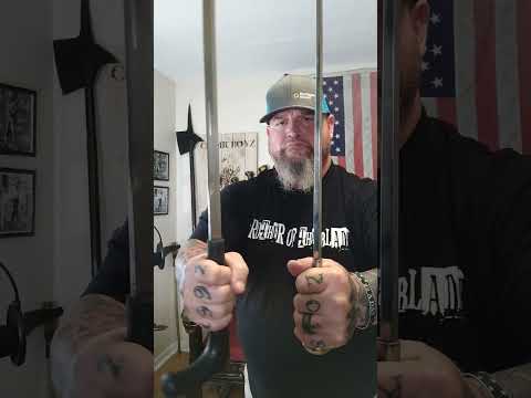 DUELING CANE SWORDS #shorts #knifereview #fightingknife #swords #cane