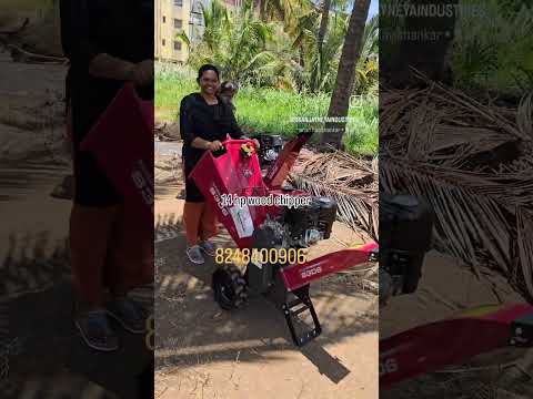 14 hp wood chipper & Mini shredder machine #farming #agriculturalmachines