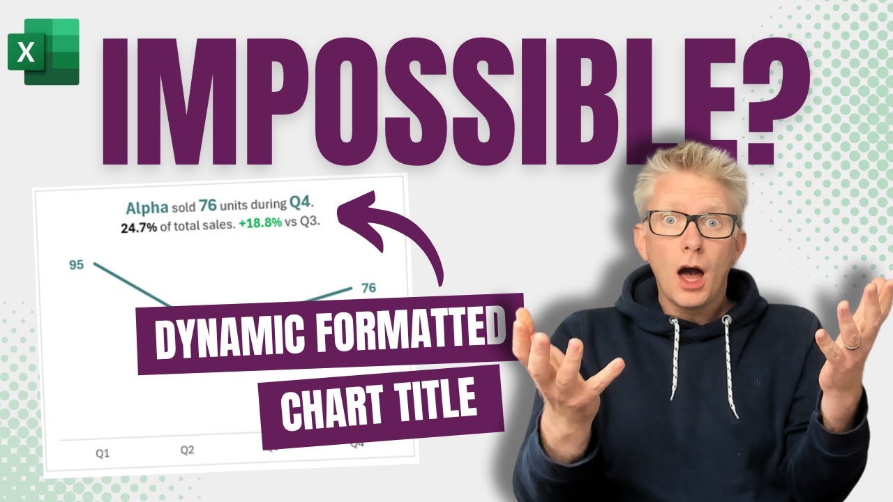 Dynamic Excel Chart Titles - Easy Formatting Guide