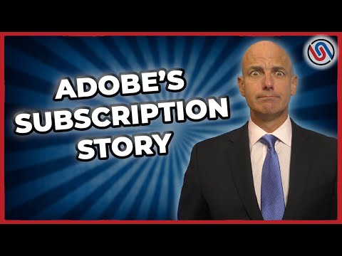 📈 The Adobe Creative Cloud Subscription Story...