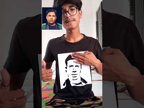 puneet superstar paper cutting portrait #shorts #viral #trending #puneethrajkumar