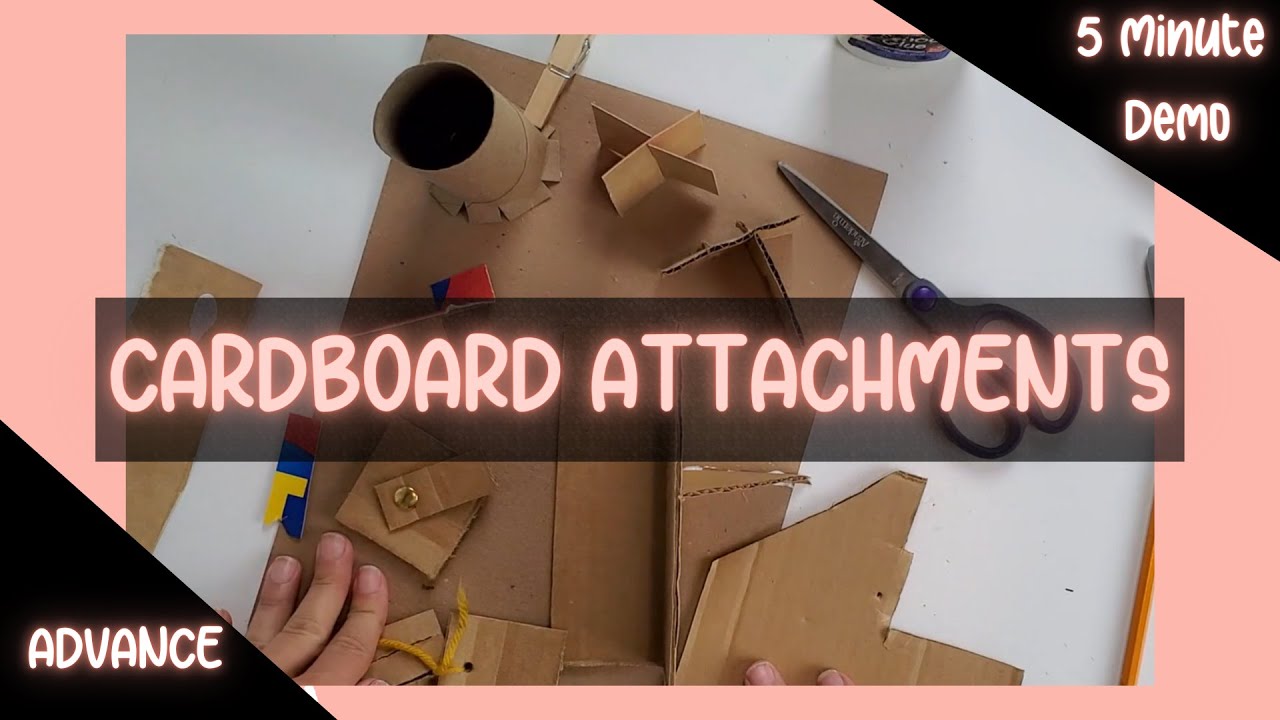 5 Minute Demo: Cardboard Attachment Techniques | Choice-Based Art Education