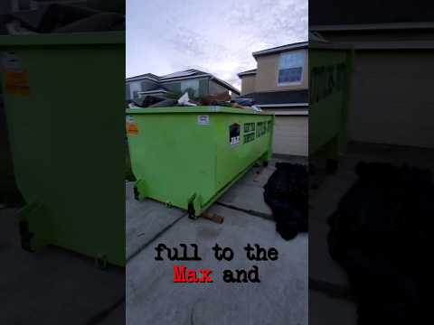 Automatic Tarp! Make sure your Dumpster rental business has it 🤦♂️ #dumpsterrentalbusiness