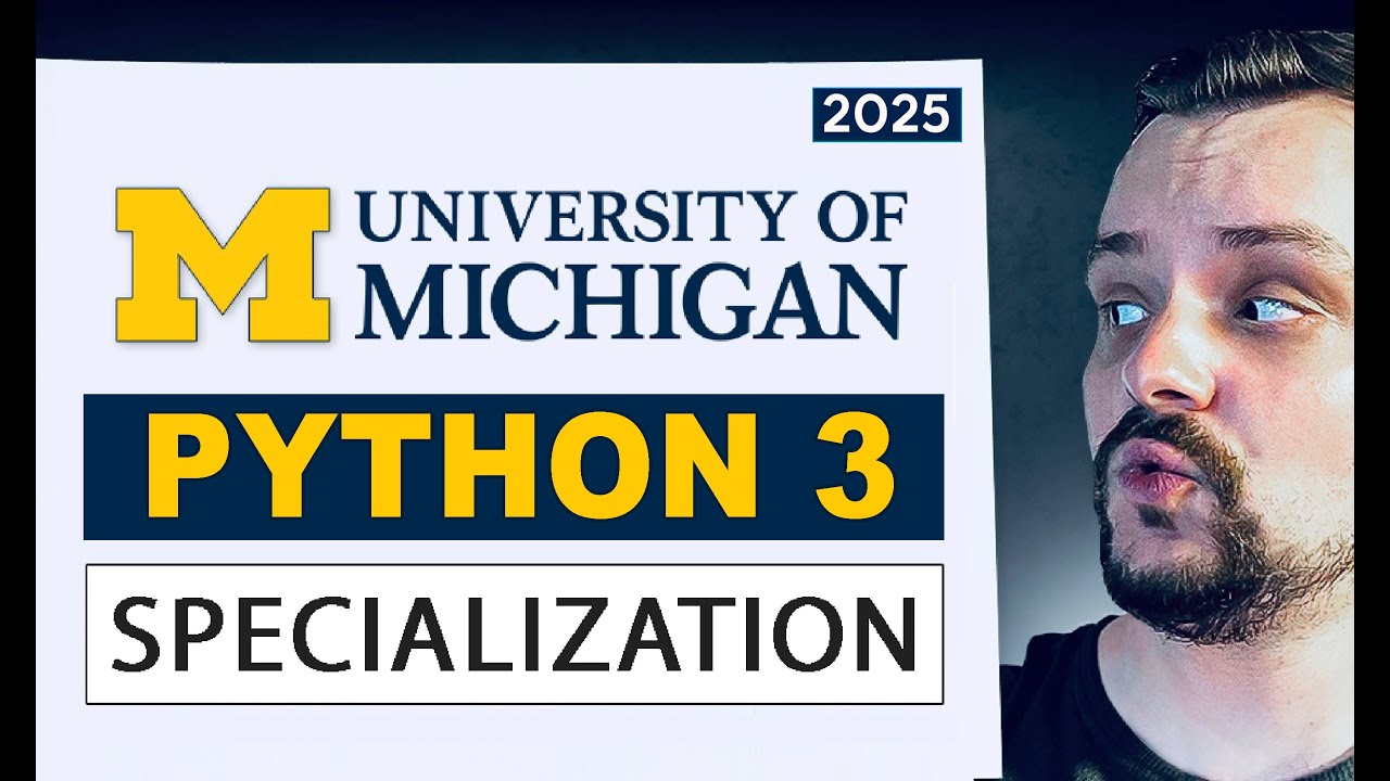 Python 3 Programming Specialization by University of Michigan - Review 2025 (Coursera Review)