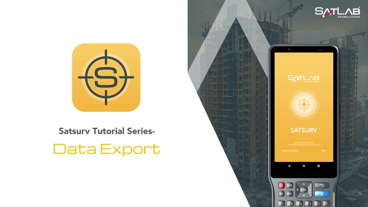 Satsurv Tutorial Series | Data Export