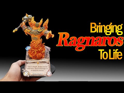 Ragnaros Sculpture // Bringing a Hearthstone Card To Life with Polymer Clay