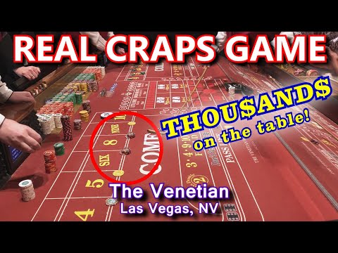 WATCH A HIGH-ROLLER PLAY! - Live Craps Game #53 - The Venetian, Las Vegas, NV - Inside the Casino