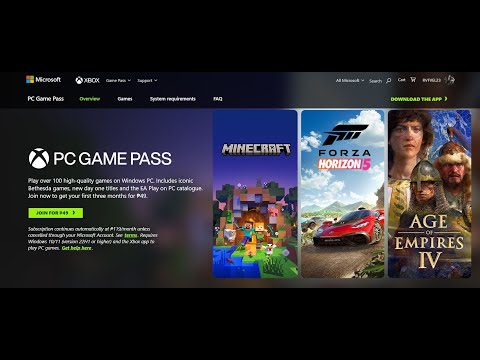 HOW TO GET MICROSOFT PC GAME PASS IN THE PHILIPPINES (P49 per month)