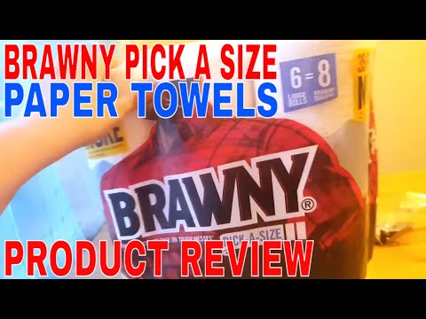 ✅ How To Use Brawny Pick A Size Paper Towels Review 🔴