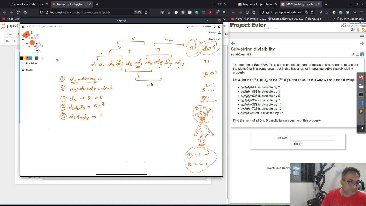 Solving Project Euler Problems in Python - Part 24 (Problem 43)