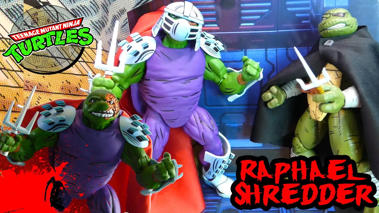 Raphael as Shredder is AMAZING | NECA Mirage Comics Teenage Mutant Ninja Turtles Review!