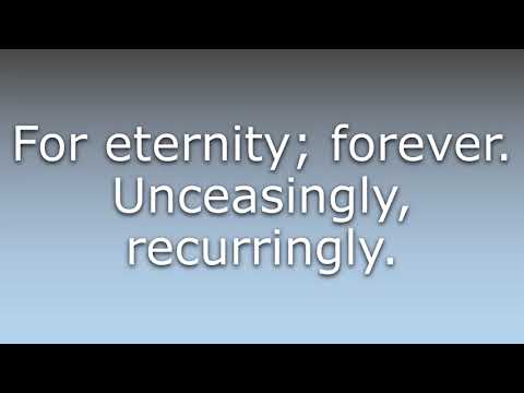 What does Eternally mean?