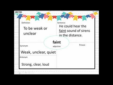 Unit 2 Week 7 Sentences, Synonyms, and Antonyms