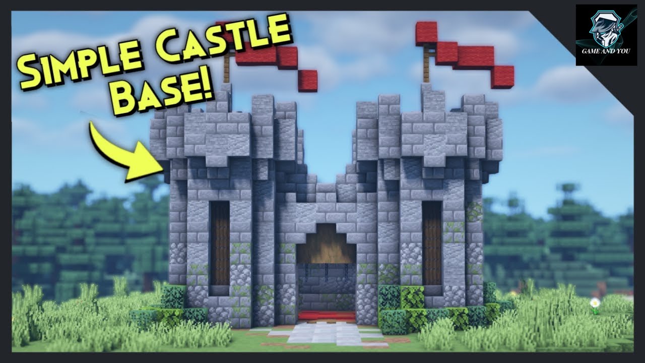 How to make a CASTLE house in Minecraft - Minecraft Builders
