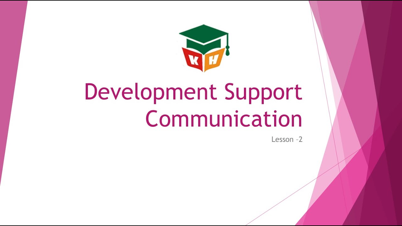 Development Support Communication