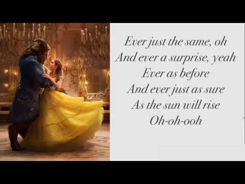 Beauty and The Beast - john Legend & ariana grande (Lyrics)