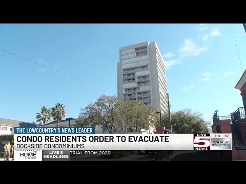 VIDEO: Evacuations underway at Dockside Condominiums