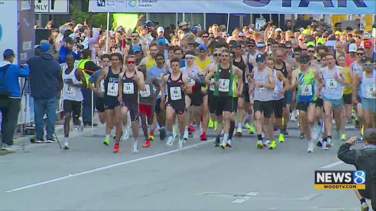Elite men hit the road for Amway River Bank Run 25K