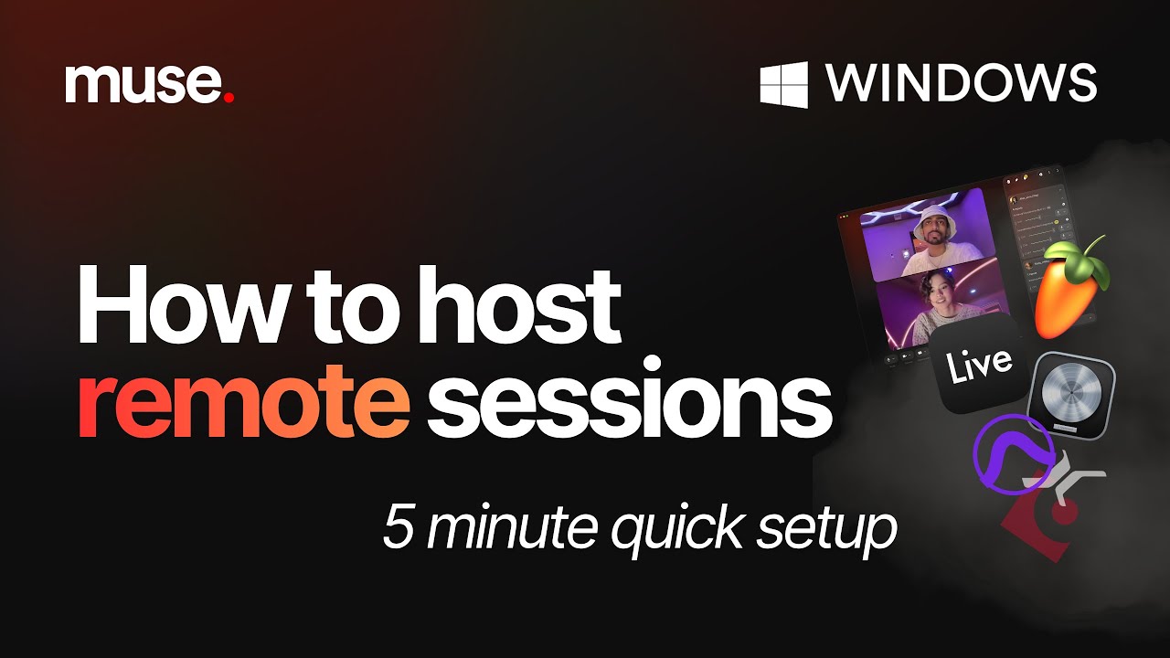 How to host remote sessions on Muse | Quick Setup on Windows