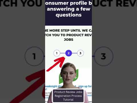 Product Review Jobs Registration Process Tutorial