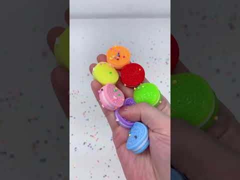 FUFUSQUISHY ASMR 🍪🍪7pc Mini Rainbow Oreo