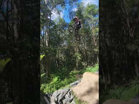 How many did you count?! #bmx #bike #fun #shorts #shortsfeed #tricks #jump #viral #fun #dirt #send