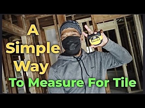 A Simple Way To Measure For Tile 🏡📏 (For Your Bathroom and Kitchen!)