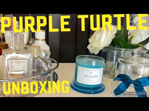 Purple Turtle Unboxing - Lavender candle with code Simran20