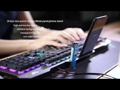 AULA F3010 Wired Membrane Gaming Black Keyboard Price in BD | RYANS