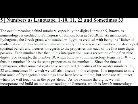 Letters & Numbers Audio Book: Chapter 5