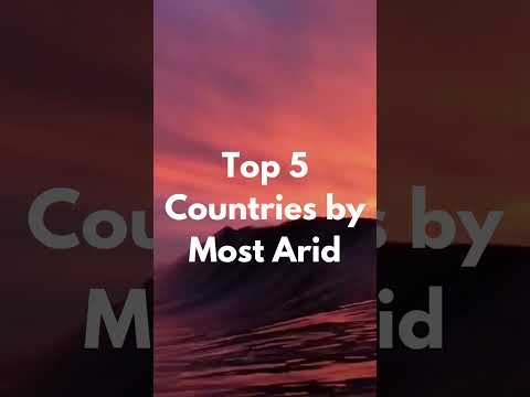 Top 5 Countries by Most Arid