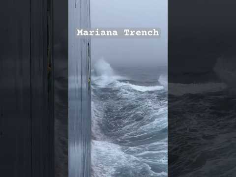 Ship crossing Mariana Trench 😳😳 Challenger Deep