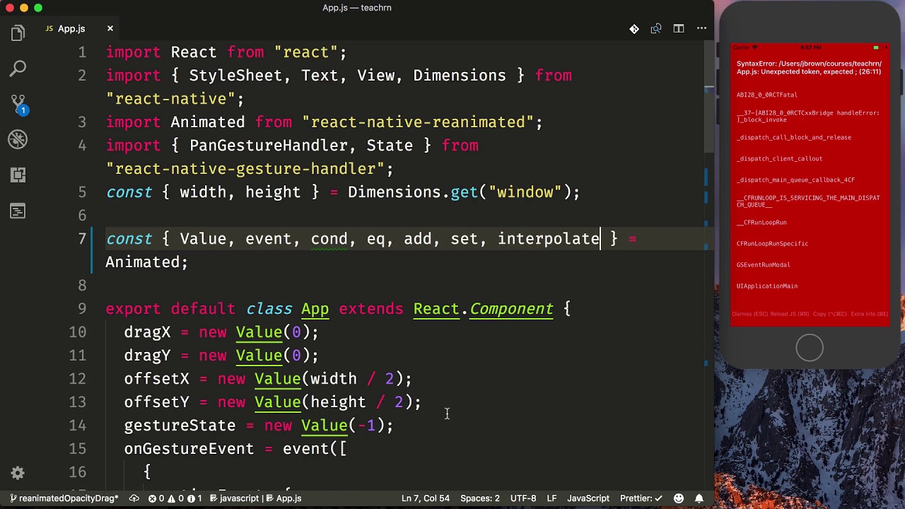 Create a Draggable Opacity Changing Circle with Reanimated in React Native