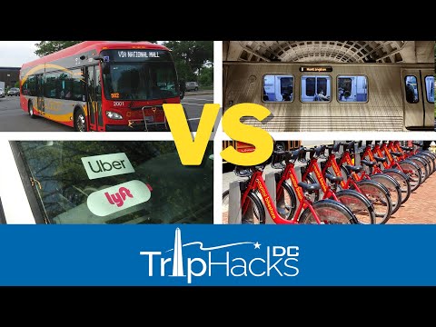 Washington DC Transportation Modes RANKED