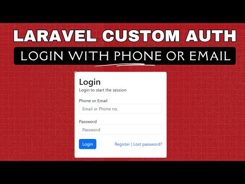 Build Custom Laravel Auth System | Email & Phone Login (Full Tutorial)