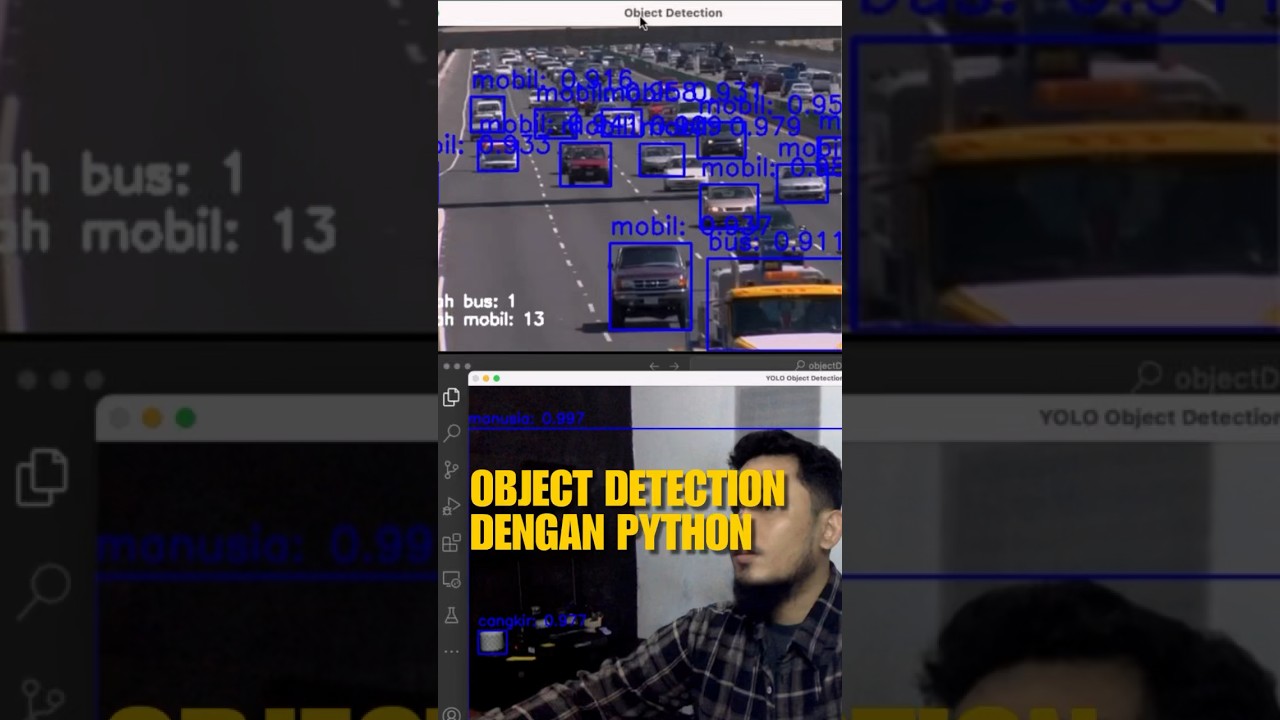 Object Detection dengan Bahasa Pemrograman Python #computervision #learnpython #python